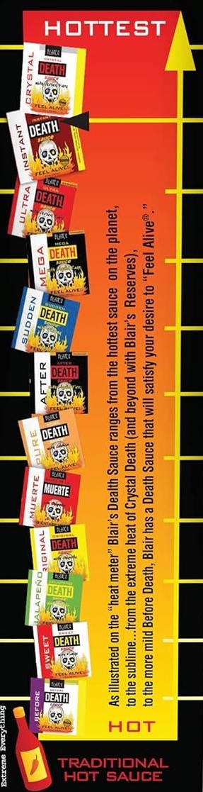 Blair's Cystal Death Sauce - Limited Edition: over 2million scovilles ...